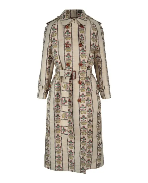 Gucci 100 Flower And Crown Coat