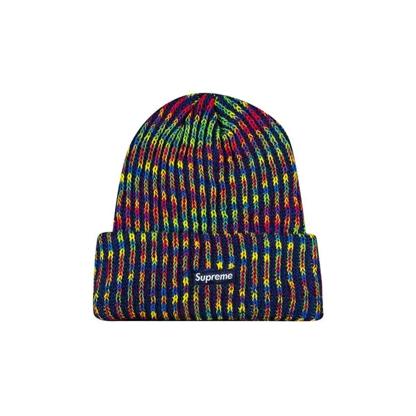 Supreme Rainbow Knit Beanie - Multicolor