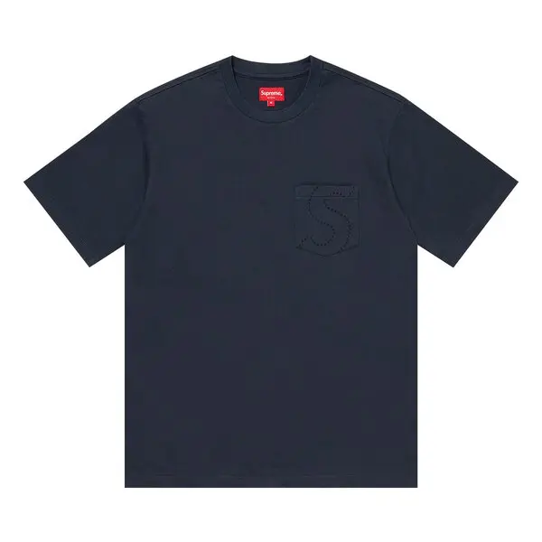Supreme Laser Cut S Logo Pocket Tee