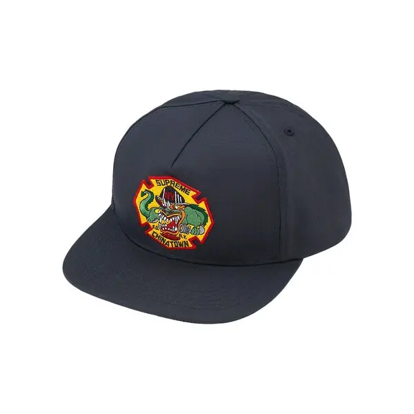 Supreme Fdny Engine 9 5-panel Cap - Blue