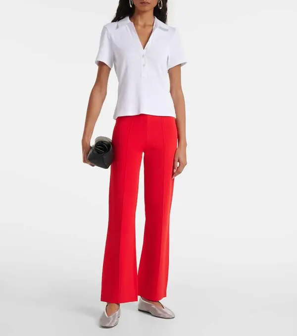 Veronica Beard Bray High-rise Slim Culottes