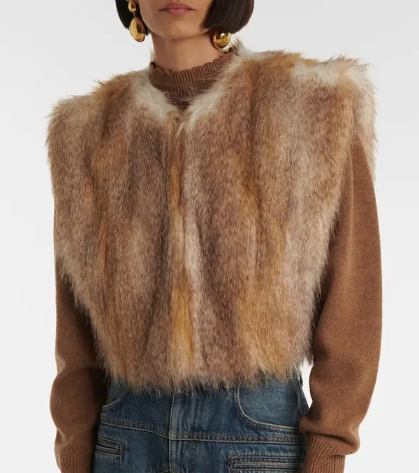 Isabel Marant Étoile Alexina Faux Fur Vest