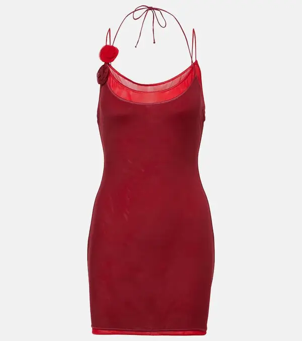 Oseree Rose Mini Dress
