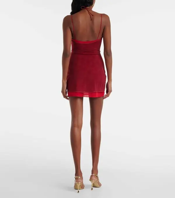Oseree Rose Mini Dress