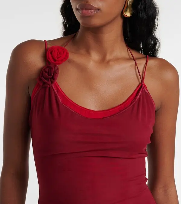 Oseree Rose Mini Dress