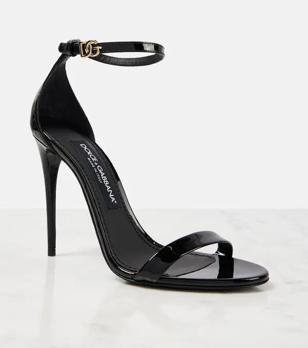 Dolce & Gabbana 105 Patent Leather Sandals