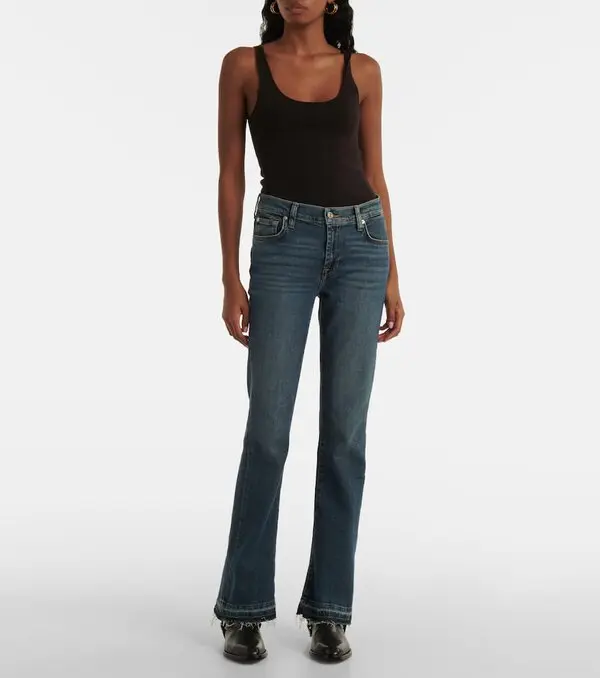 7 For All Mankind Tailorless Mid-rise Bootcut Jeans