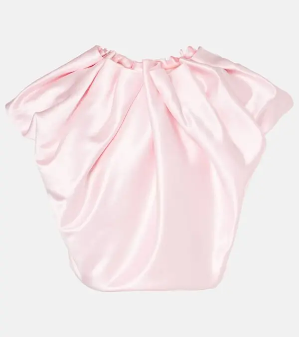 Simone Rocha Draped Satin Top