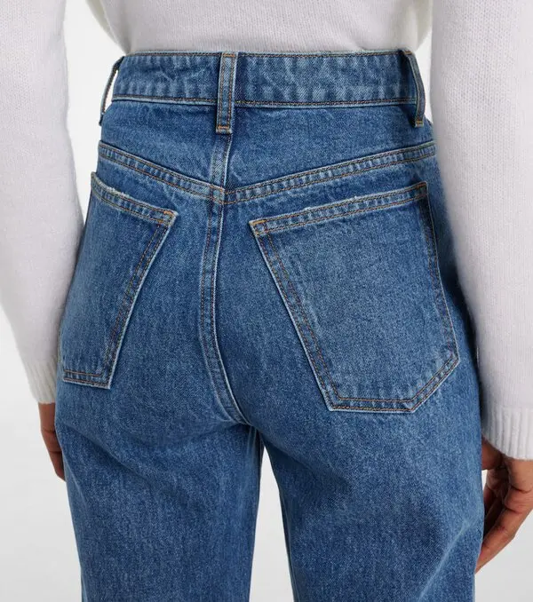 Khaite Danielle High-rise Straight Jeans - Blue