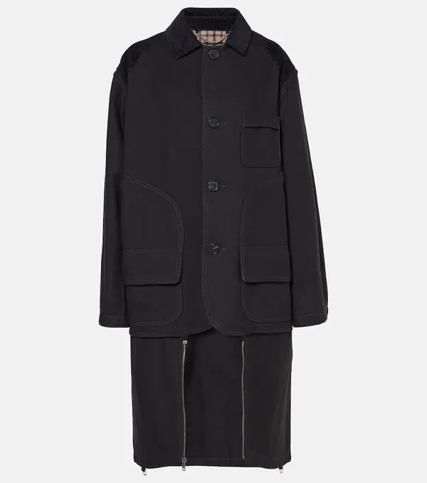 MAISON MARGIELA Cotton And Wool Coat