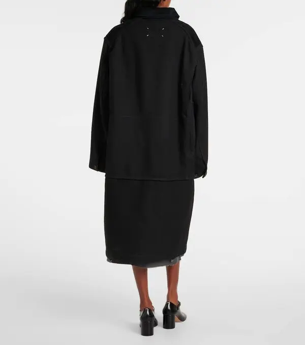 MAISON MARGIELA Cotton And Wool Coat