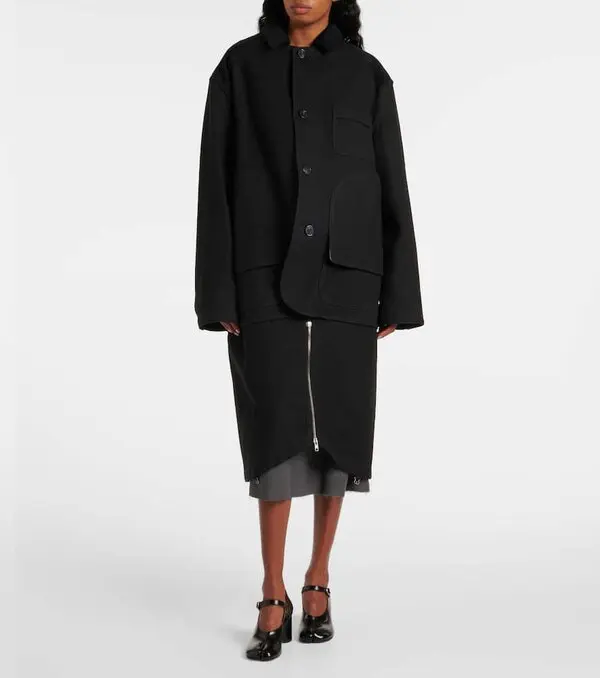 MAISON MARGIELA Cotton And Wool Coat