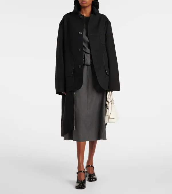 MAISON MARGIELA Cotton And Wool Coat