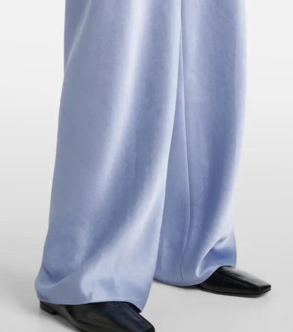 Vince High-rise Wide-leg Pants - Blue