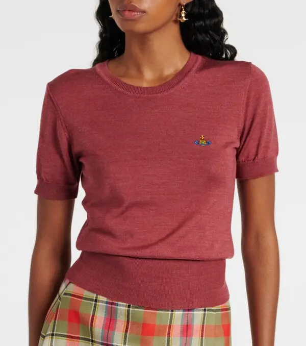 VIVIENNE WESTWOOD Bea Logo Top - Red