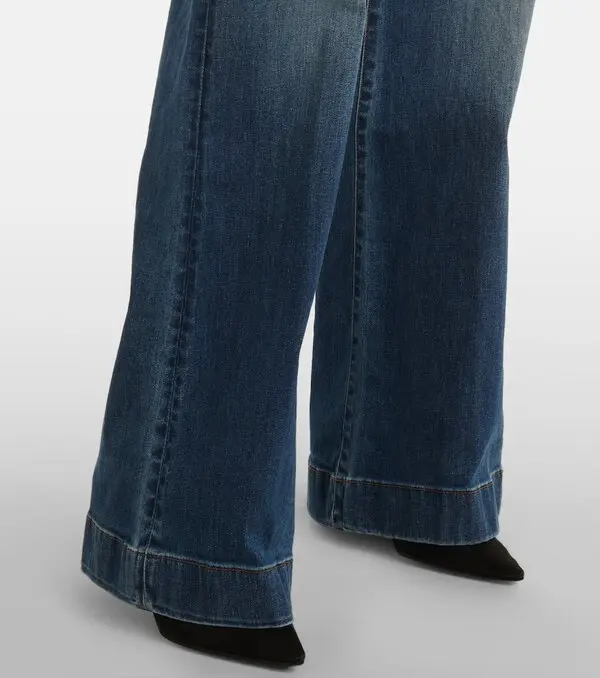 7 For All Mankind Modern Dojo Groovy High-rise Flared Jeans