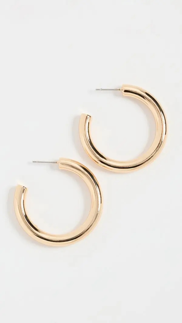 Baublebar Dalilah Hoop Earrings In Gold 67% Off Editorialist