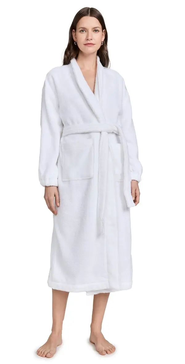 Lunya Spa Terry Robe - Sincere White