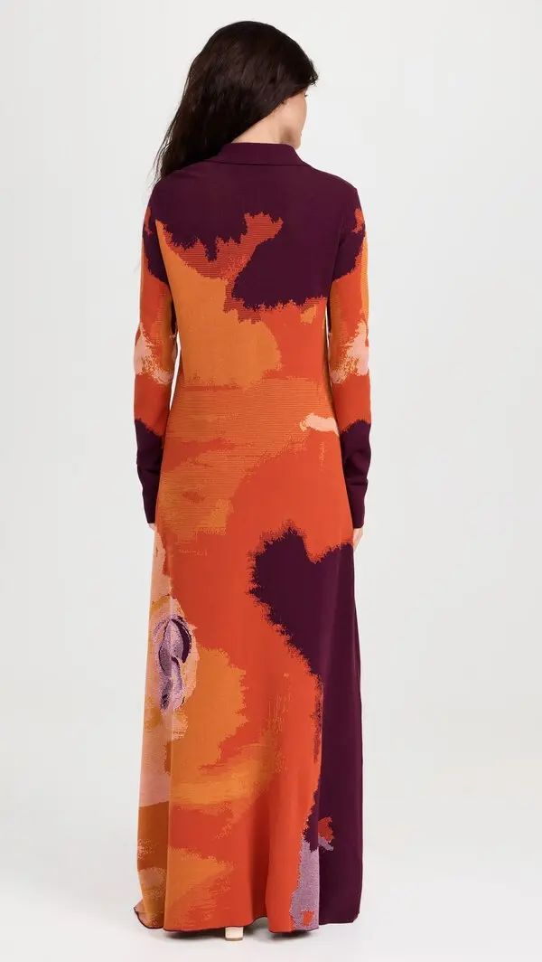 rodebjer orange dress Mango Donya Dress