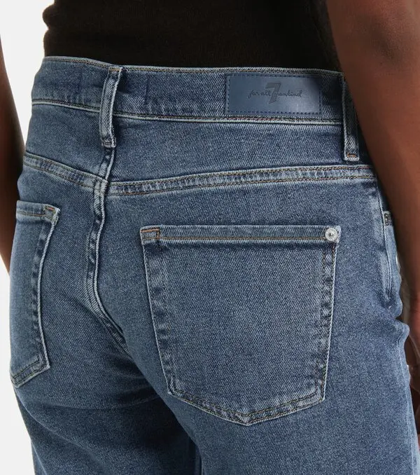 7 For All Mankind Bootcut Tailorless Mid-rise Jeans