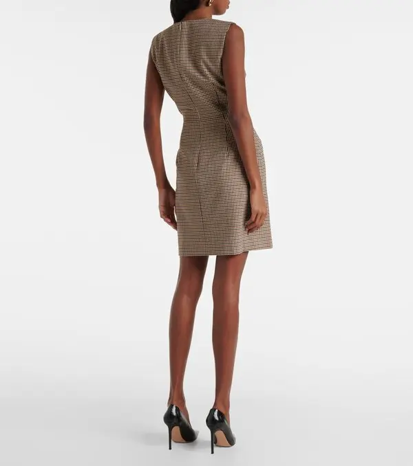 Veronica Beard Houndstooth Mini Dress