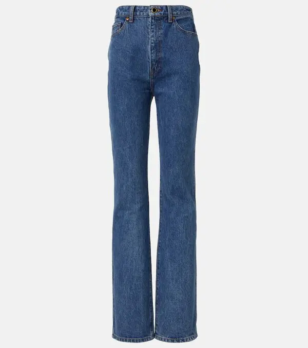 Khaite Danielle High-rise Straight Jeans