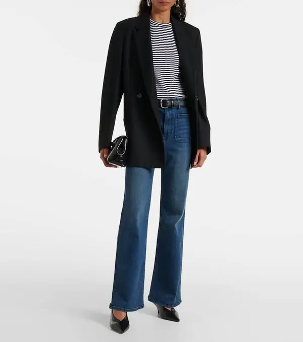 Veronica Beard Crosbie High-rise Flare Jeans