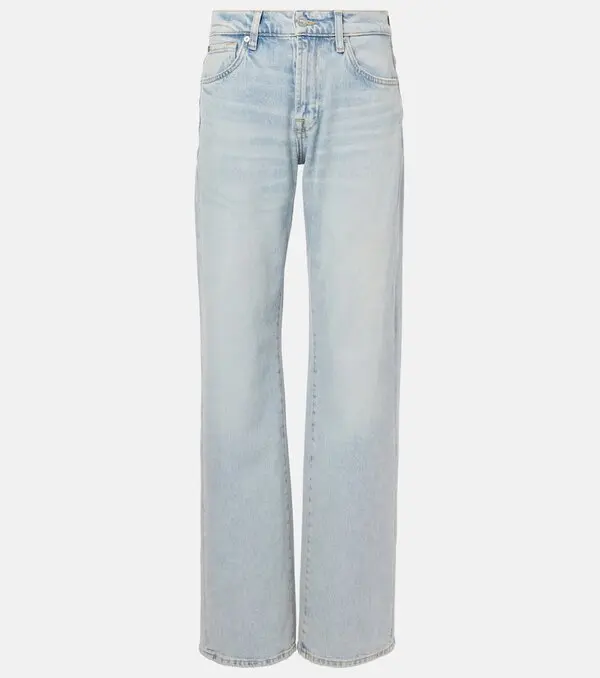 7 For All Mankind Tess High-rise Straight Jeans