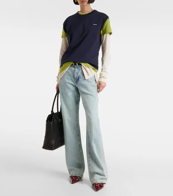 7 For All Mankind Tess High-rise Straight Jeans