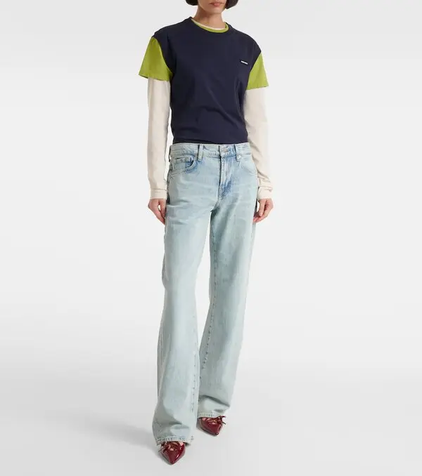 7 For All Mankind Tess High-rise Straight Jeans