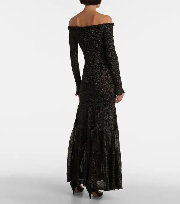 Altuzarra Polly Off-shoulder Maxi Dress - Black