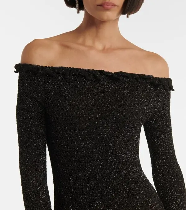 Altuzarra Polly Off-shoulder Maxi Dress - Black