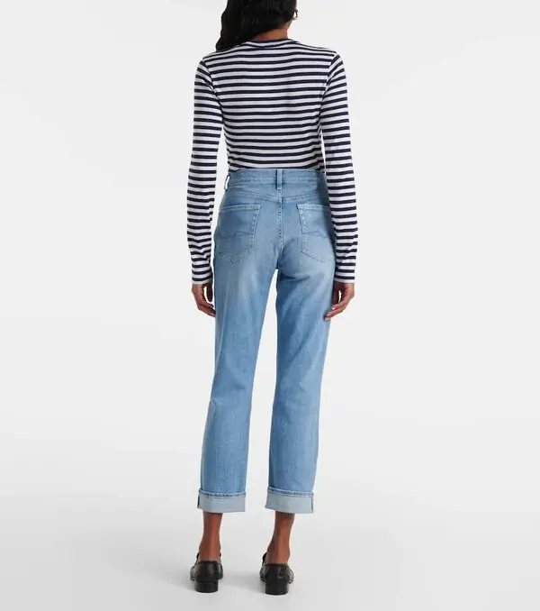 7 For All Mankind Mid-rise Skinny Jeans