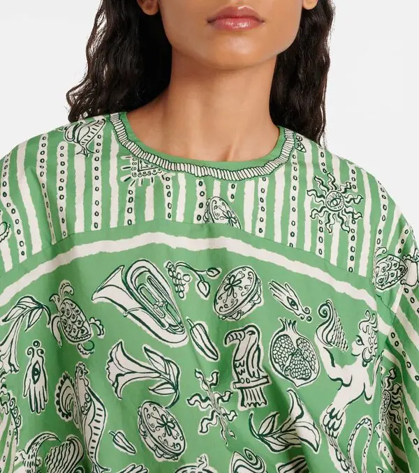 ALEMAIS Alémais Lula Printed Crop Top