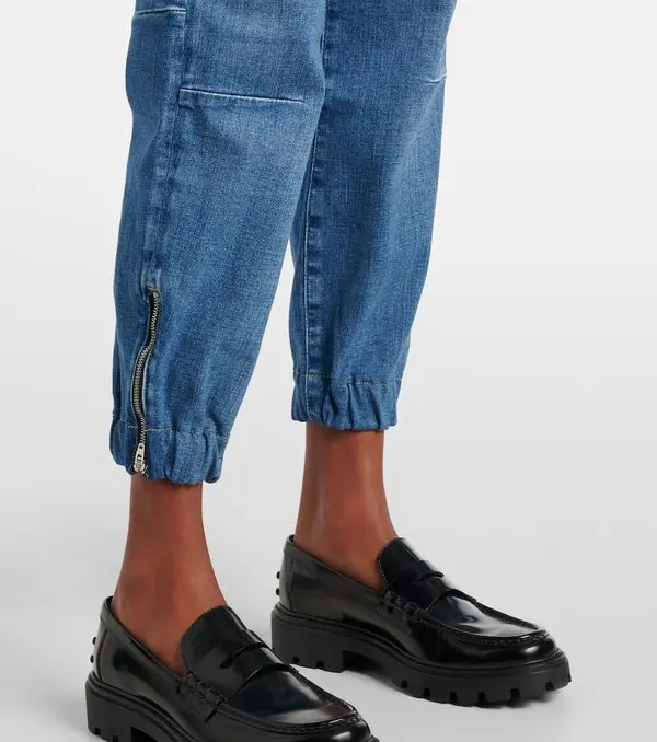 7 For All Mankind High-rise Straight Jeans