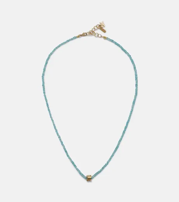 SUZANNE KALAN Infinite 18kt Gold Apatite Necklace - Blue