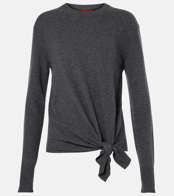 Altuzarra Nalini Tie-detailed Cashmere Sweater - Black