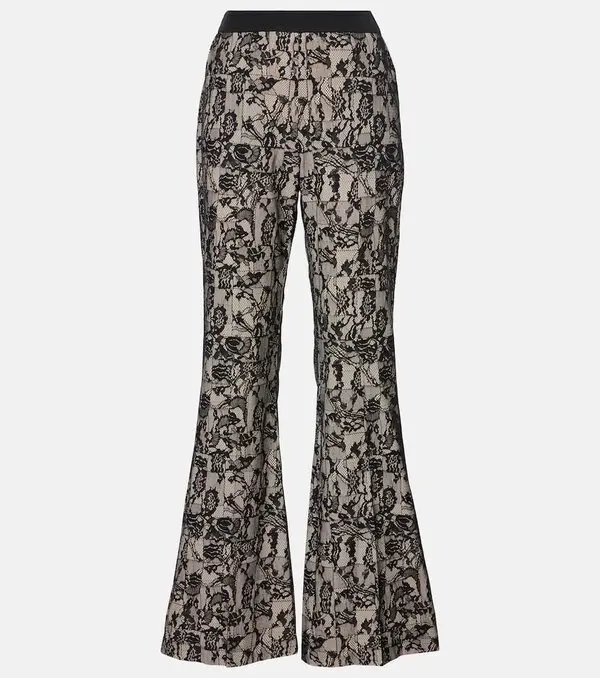 JOSEPH Tokyo Patchwork Lace Flared Pants