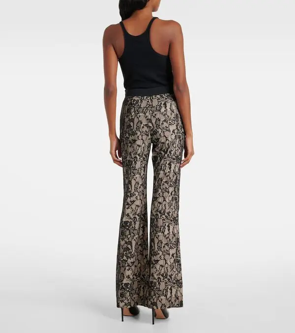 JOSEPH Tokyo Patchwork Lace Flared Pants