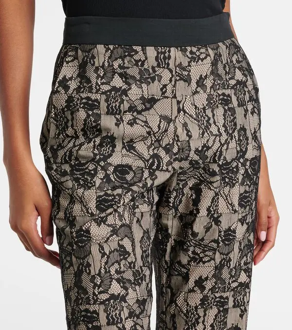 JOSEPH Tokyo Patchwork Lace Flared Pants