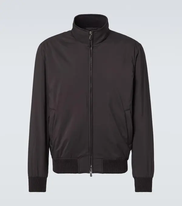 Thom Sweeney Technical Bomber Jacket - Brown