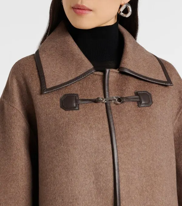 TOTEME Double Clasp Wool Coat