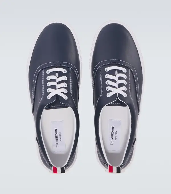Thom Browne Heritage Leather Sneakers