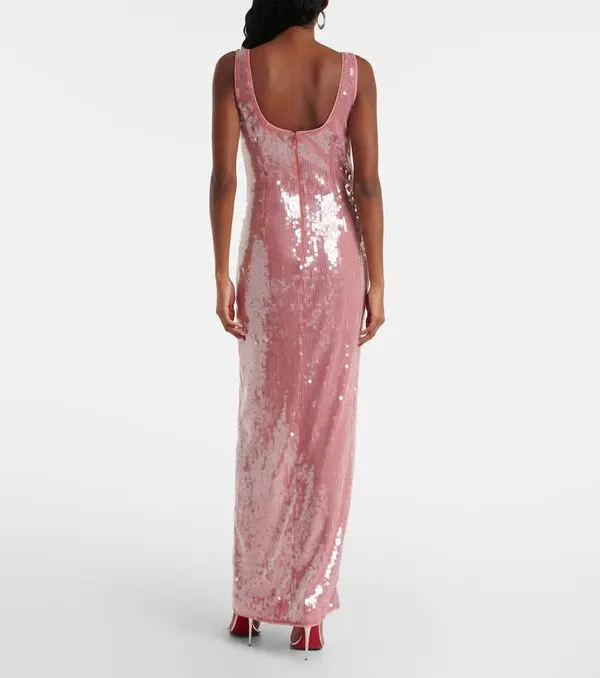 staud le sable sequined tulle maxi dress Staud Le Sable sequined tulle maxi dress