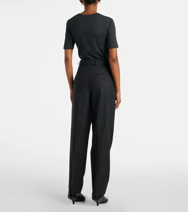 TOTEME Wool-blend Tapered Trousers