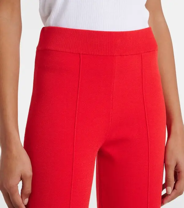 Veronica Beard Bray High-rise Culottes - Red