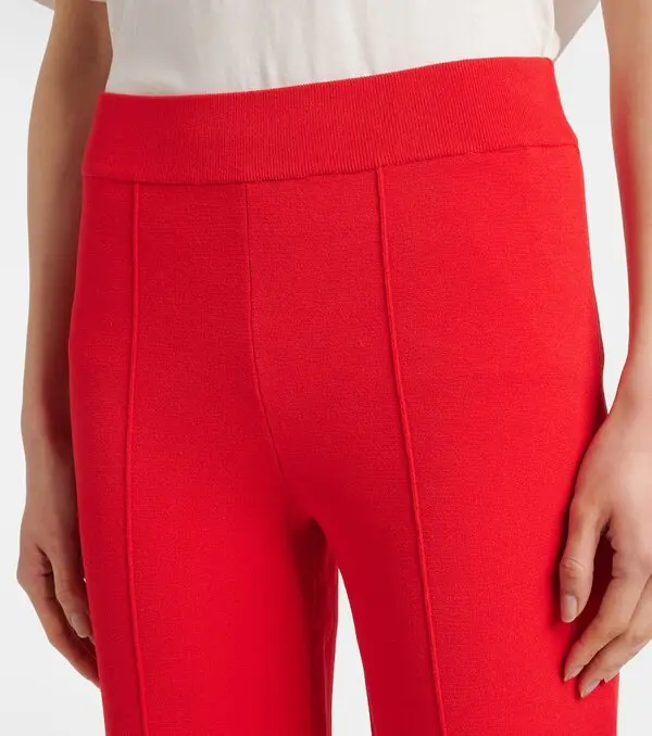 Veronica Beard Bray High-rise Culottes - Red