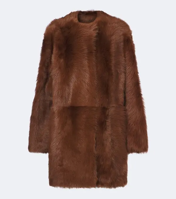 TOTEME Shearling Coat - Brown