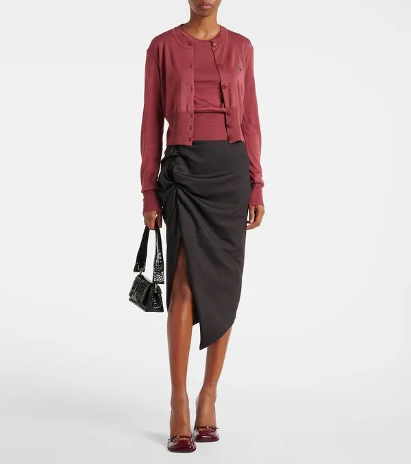 VIVIENNE WESTWOOD Bea Logo Top - Red