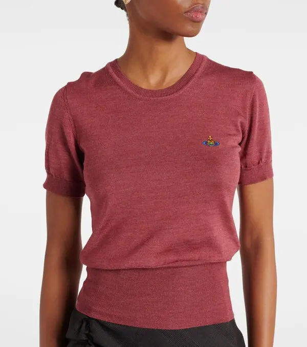 VIVIENNE WESTWOOD Bea Logo Top - Red